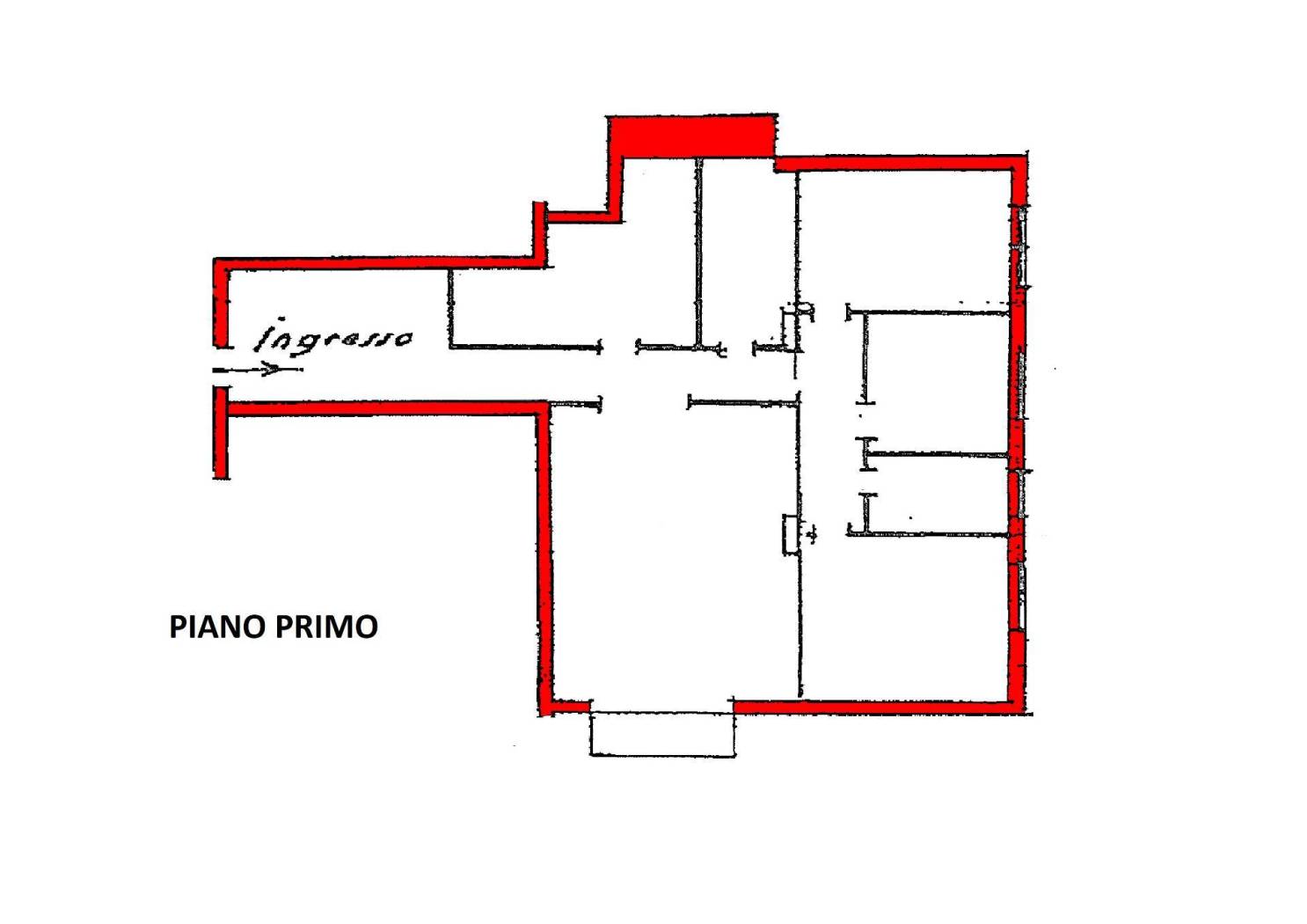 Appartamento da ristrutturare, primo piano, Eden - Tribunale, Treviso