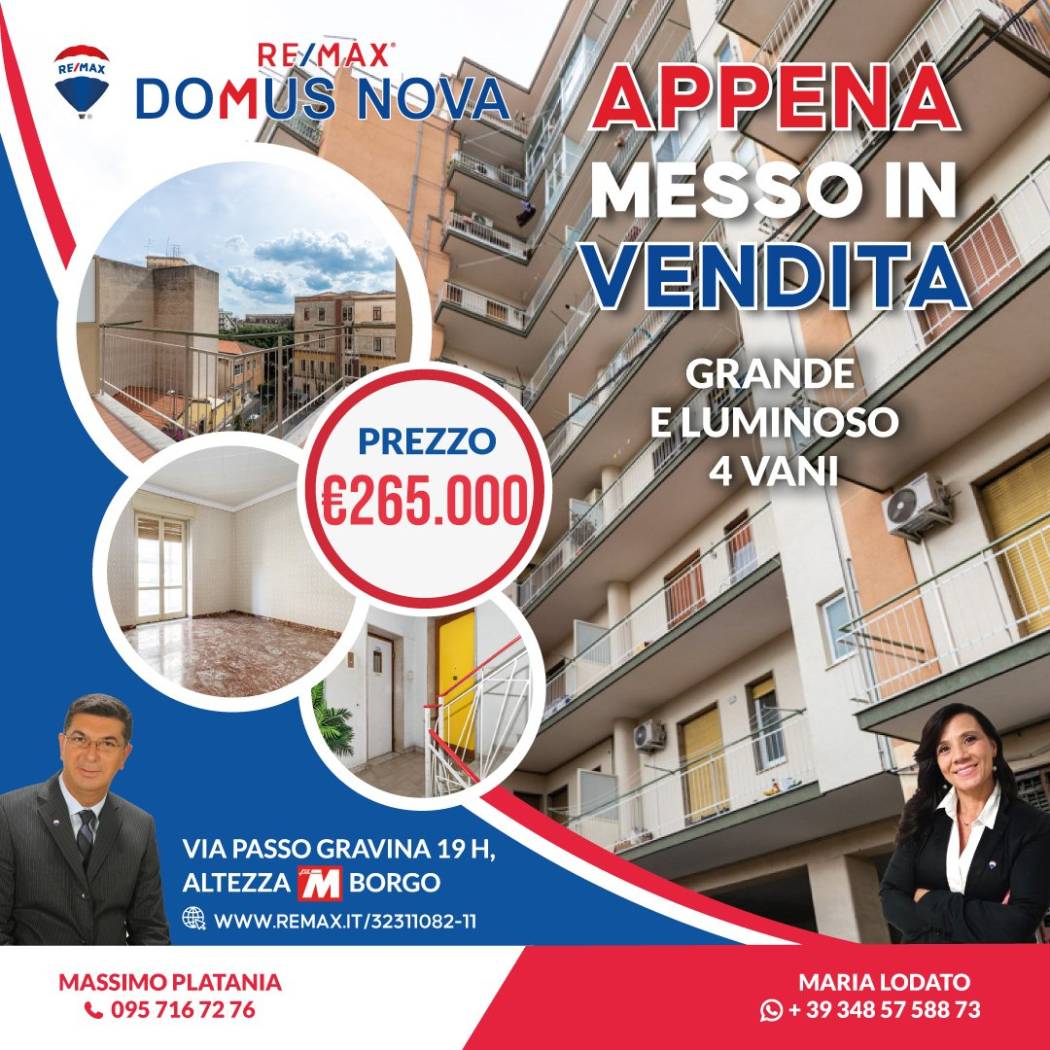 Quadrilocale via Passo Gravina 9, Gioeni, Catania