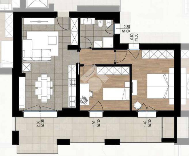 Trilocale via Angelo Butturini, Centro, Pescantina