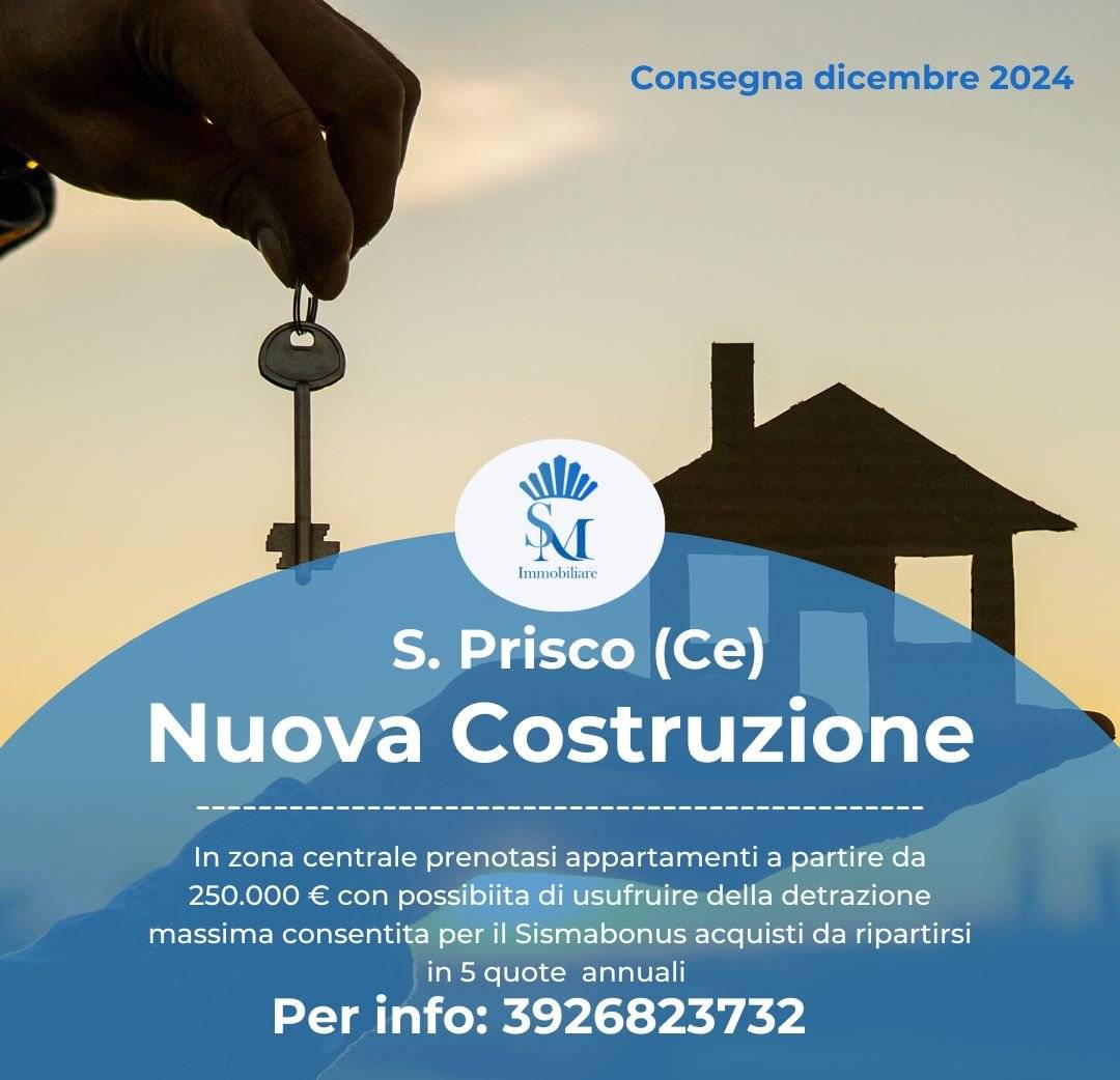 Quadrilocale nuovo, primo piano, San Prisco