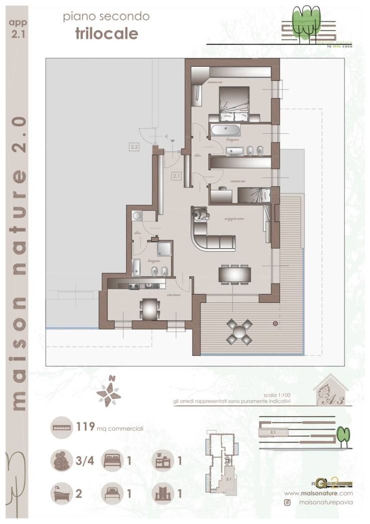 Trilocale nuovo, terzo piano, San Giovannino - Pompieri, Pavia