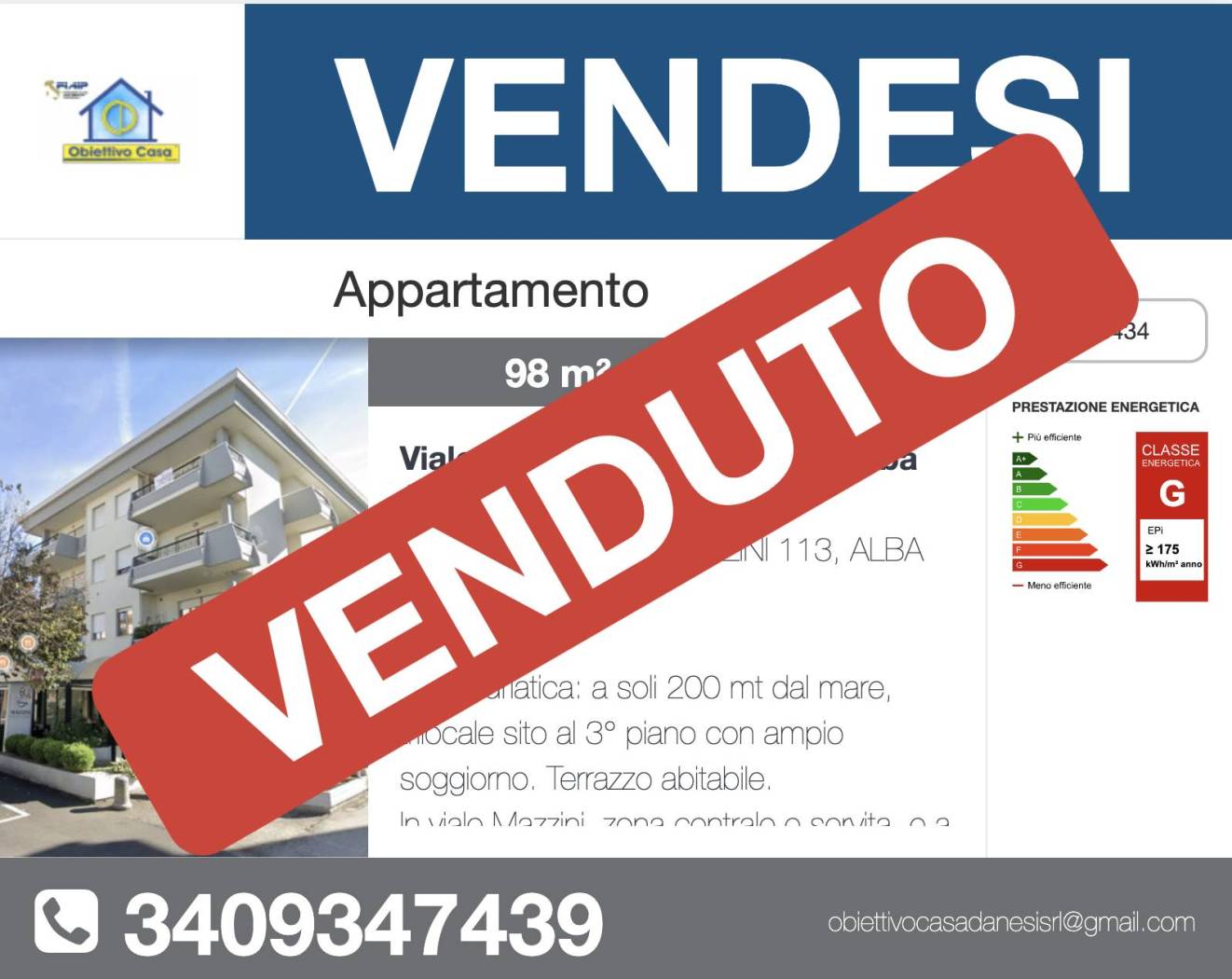 Quadrilocale viale Giuseppe Mazzini 108, Centro, Alba Adriatica