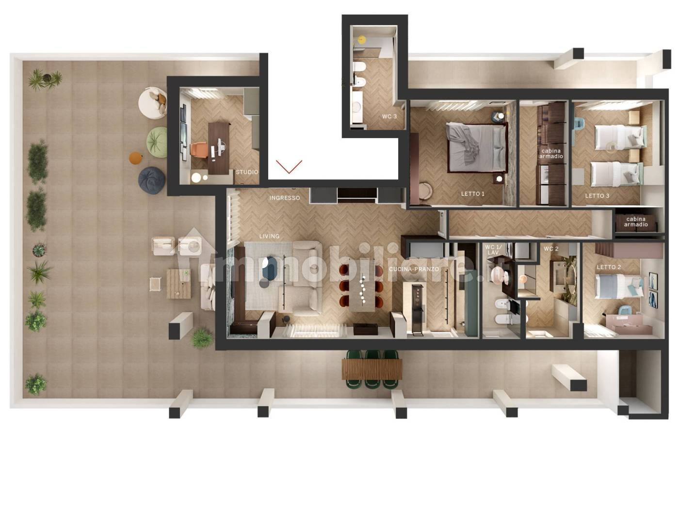 Appartamento via Publio Virgilio Marone, Centro, Matera