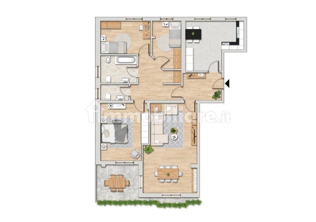 Trilocale 112 m², Gemona, Gemona del Friuli