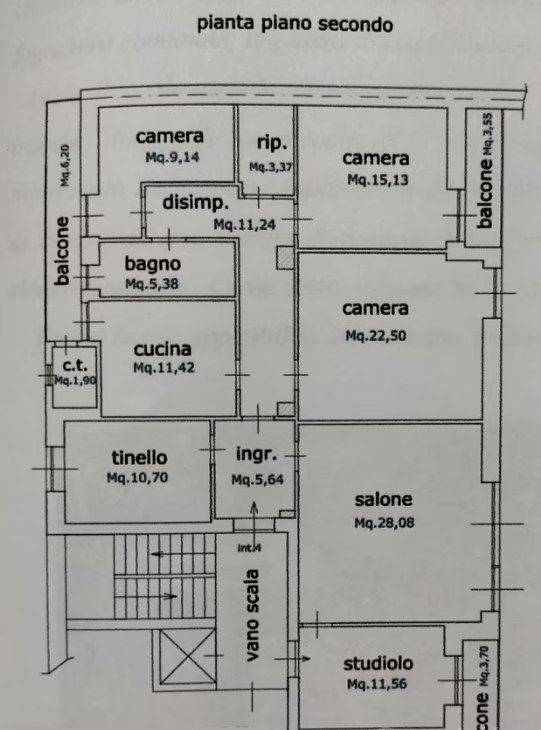 Appartamento piazza Vittorio Emanuele, Centro, Nuoro