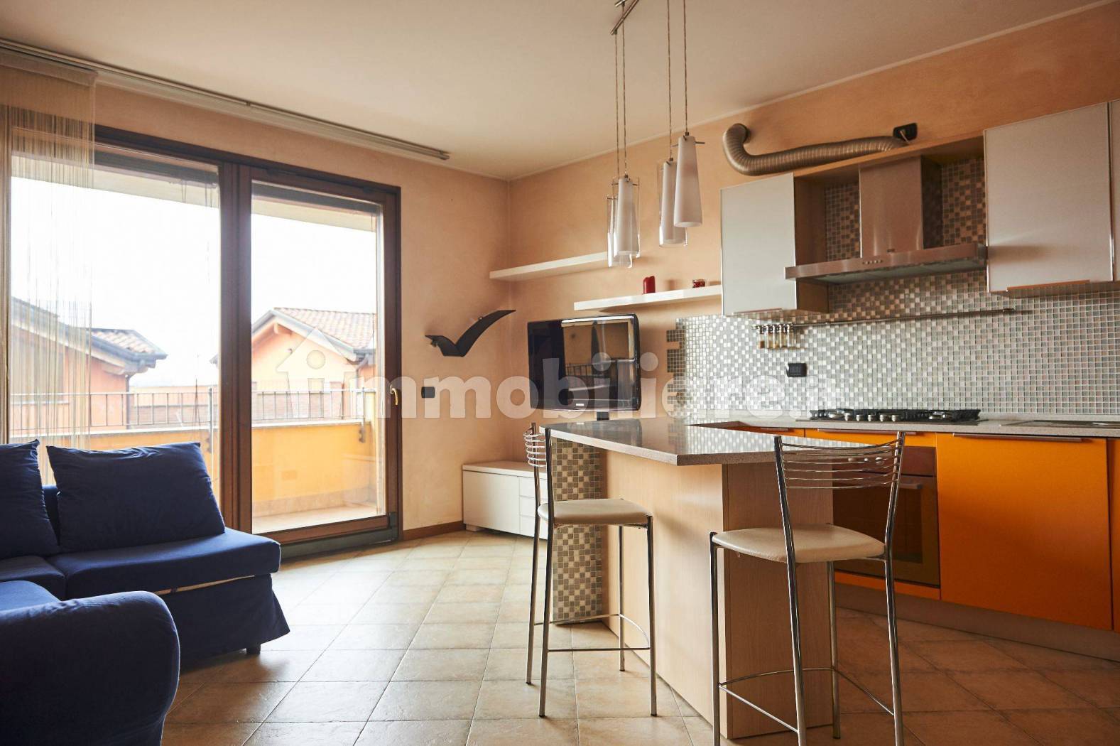 Bilocale ottimo stato, primo piano, Seriate