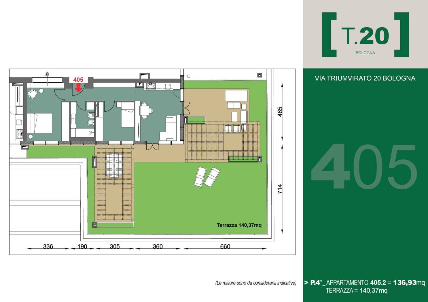 Attico via del Triumvirato 20, Borgo Panigale, Bologna