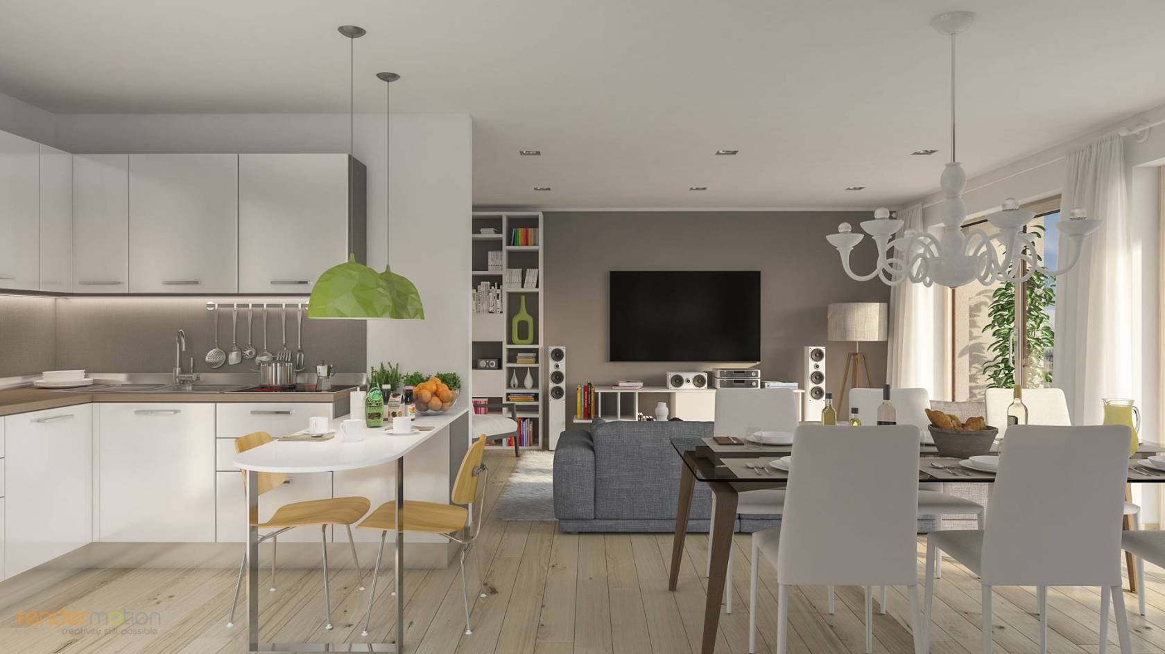 Trilocale via Leonardo da Vinci, Pognano