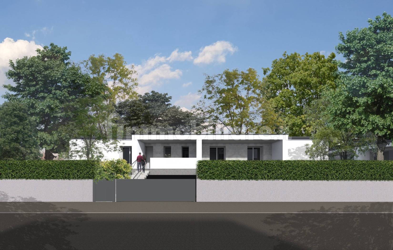 Villa unifamiliare via Guglielmo Marconi 17, Centro, Ponte San Pietro