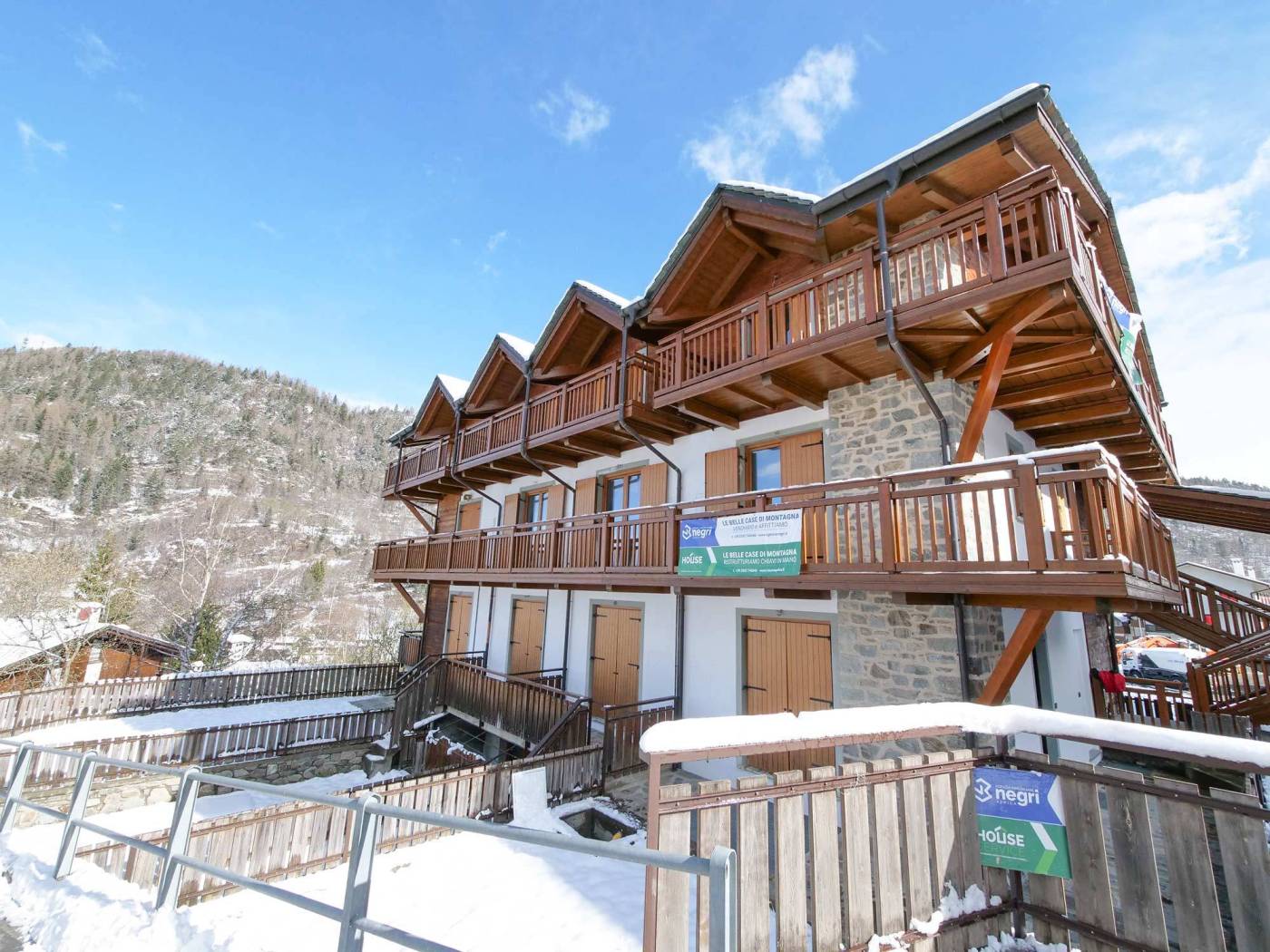 Trilocale via Clef 40, Aprica