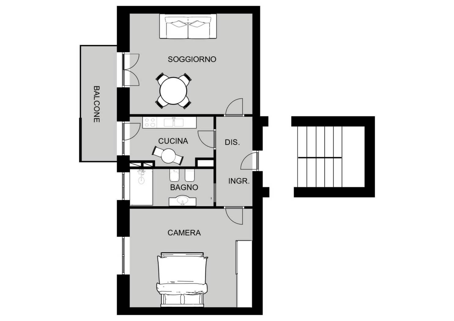 Bilocale viale Risorgimento 14, Centro, Aicurzio