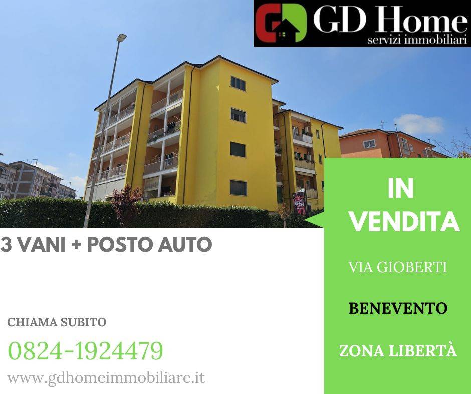 Trilocale via Vincenzo Gioberti, Centro, Benevento