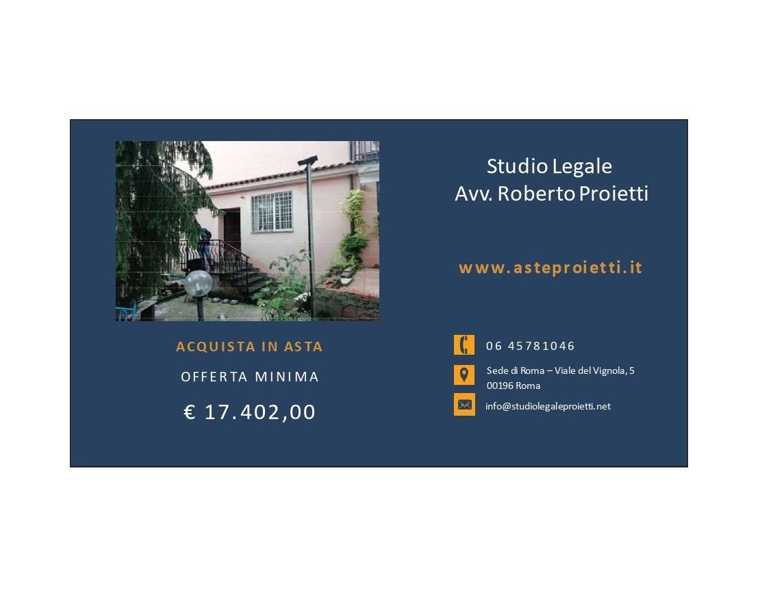 Appartamento all&#x27;asta via delle Ginestre 43, Scandriglia