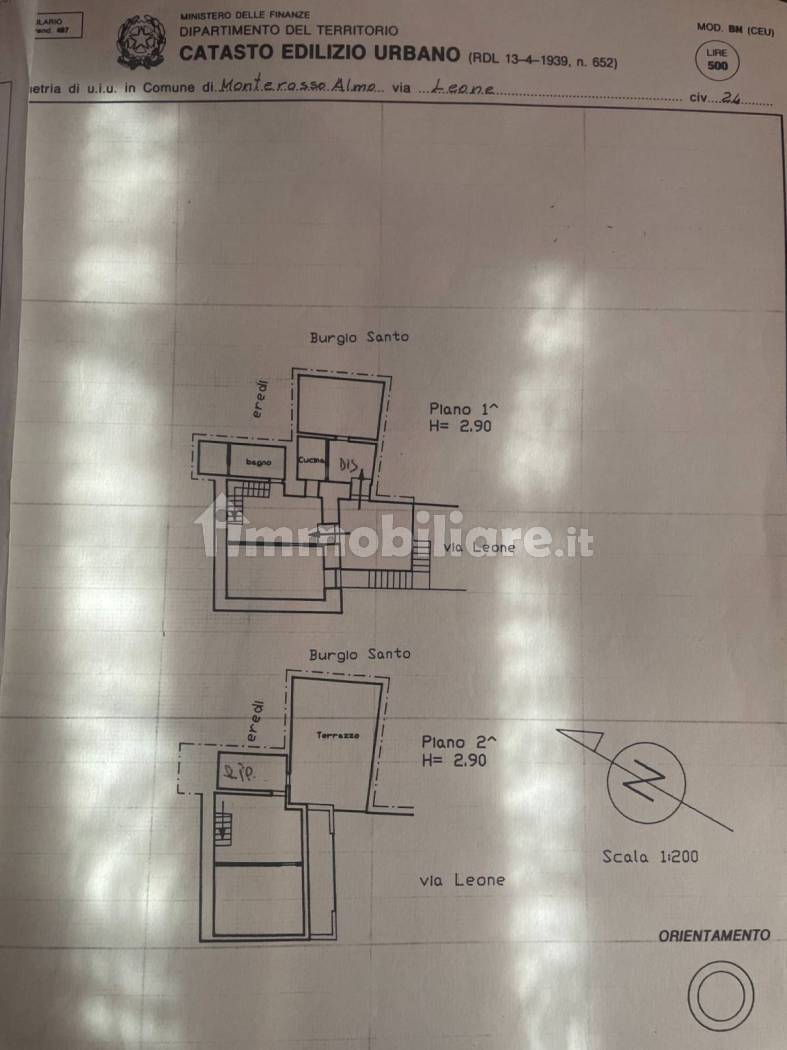 Appartamento via Leone 28, Monterosso Almo