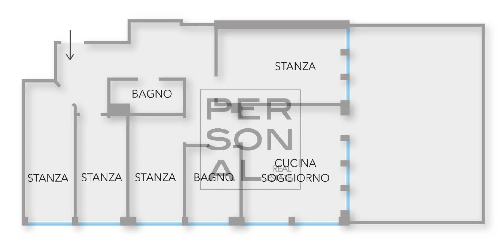 Appartamento via San Bernardino 30, San Camillo - Lungofersina, Trento