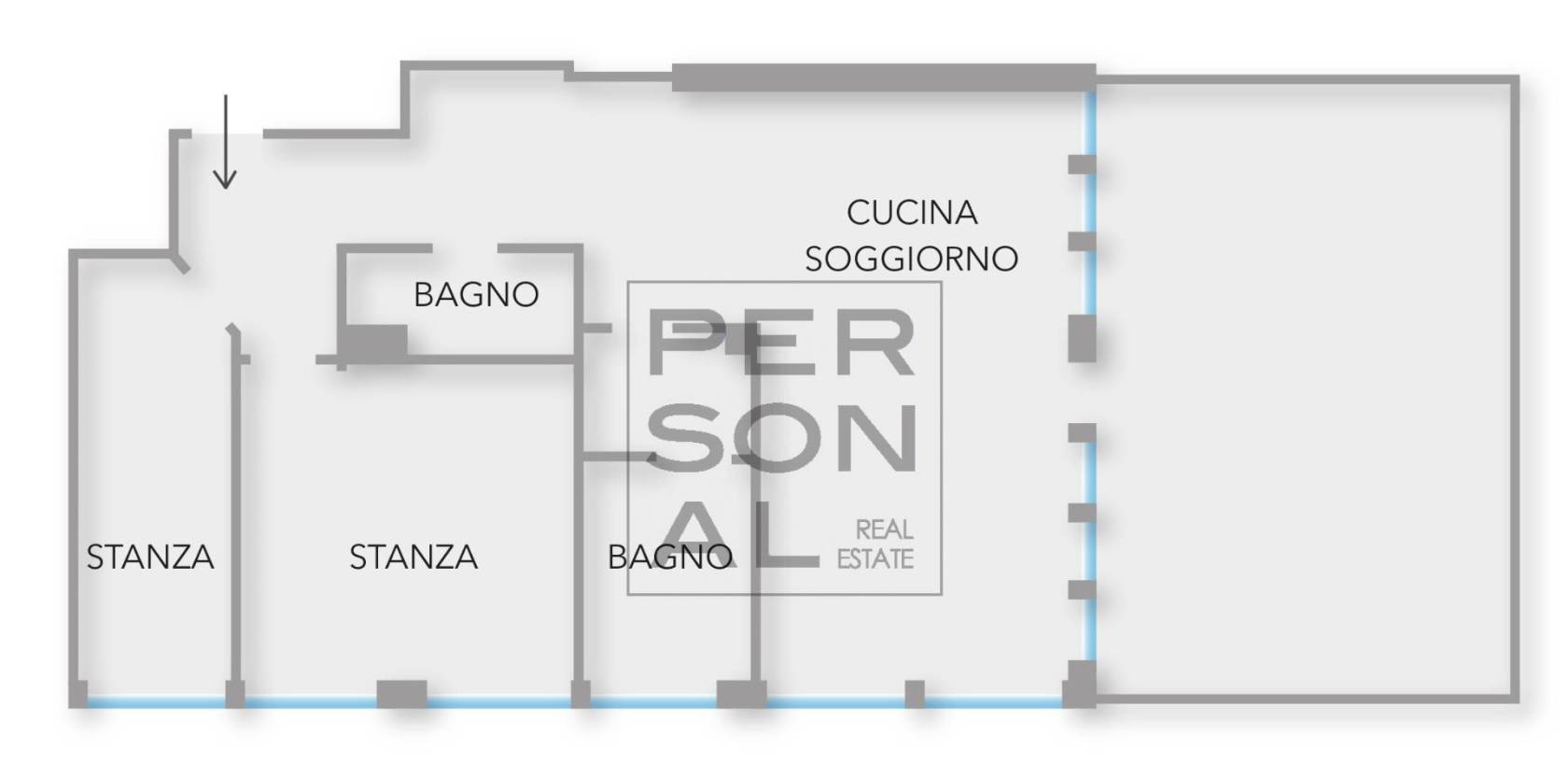 Appartamento via San Bernardino 30, San Camillo - Lungofersina, Trento