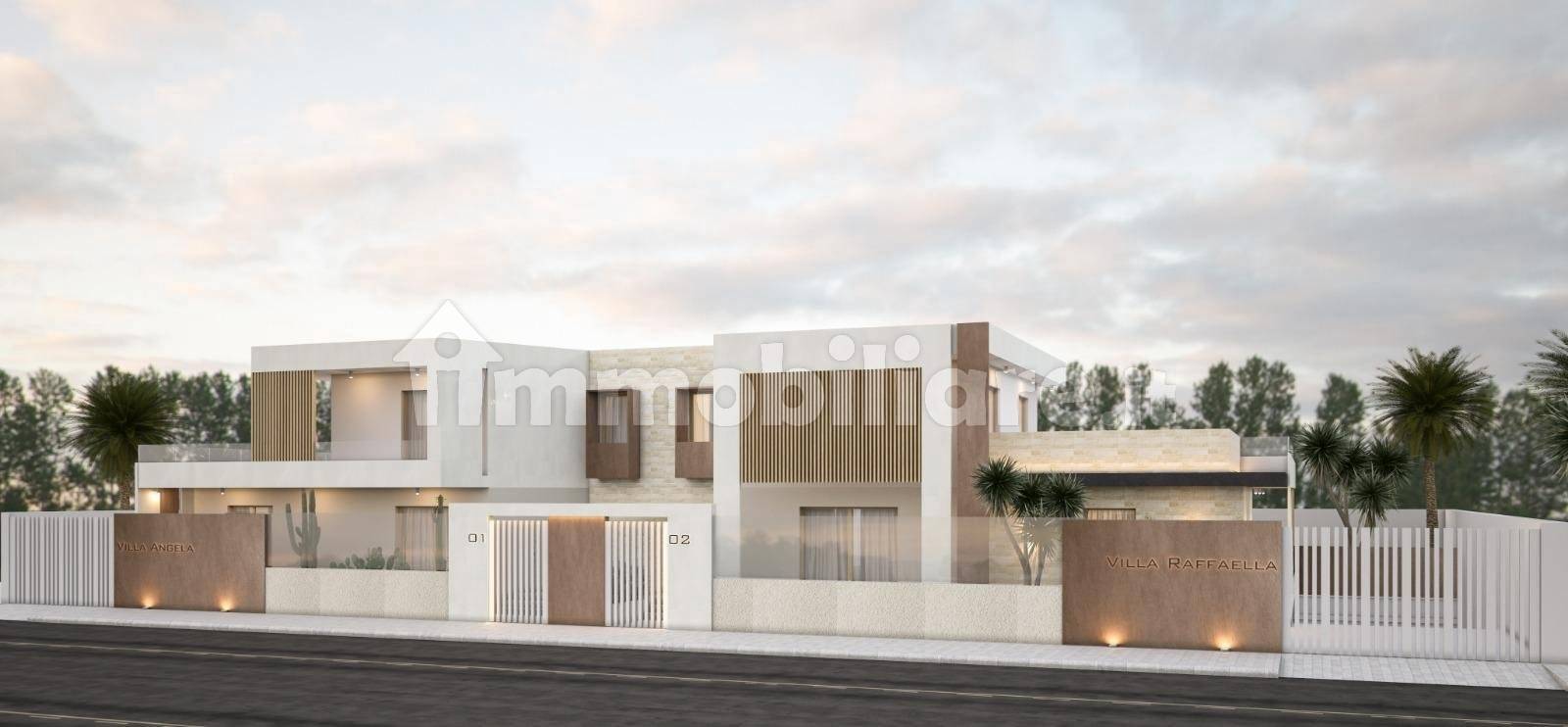 Villa unifamiliare via Sandro Pertini, Parete