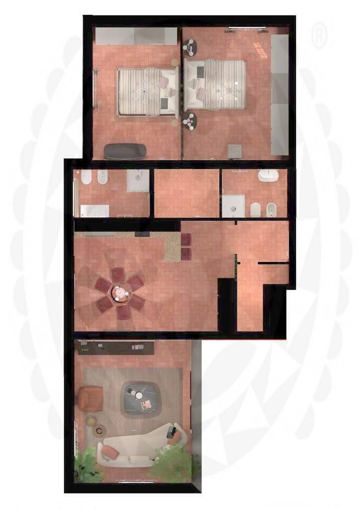 Quadrilocale Lungarno Giuseppe Garibaldi, Uliveto Terme, Vicopisano