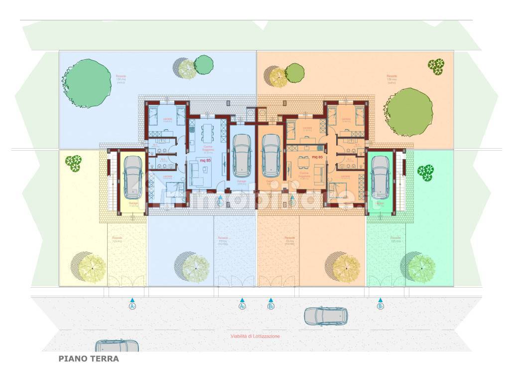 Villa plurifamiliare via Isole Eolie, 167 Ovest, Campi Alti, Follonica