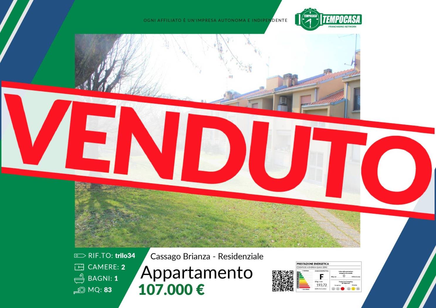 Trilocale via A  Volta 59, Centro, Cassago Brianza