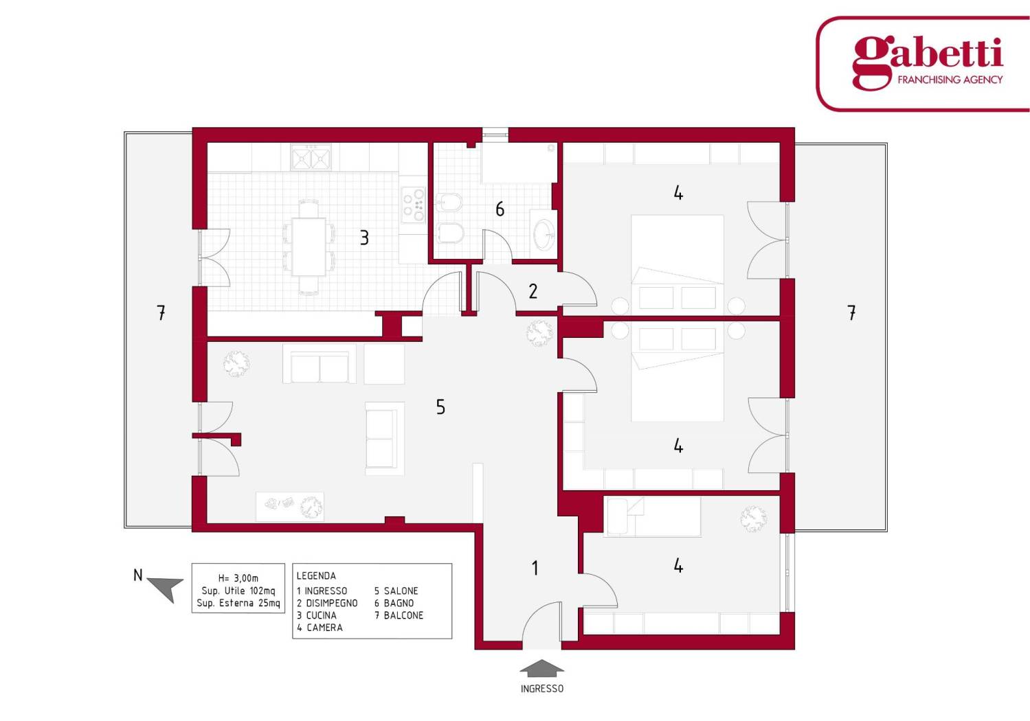 Quadrilocale via Campegna 85, Fuorigrotta, Napoli
