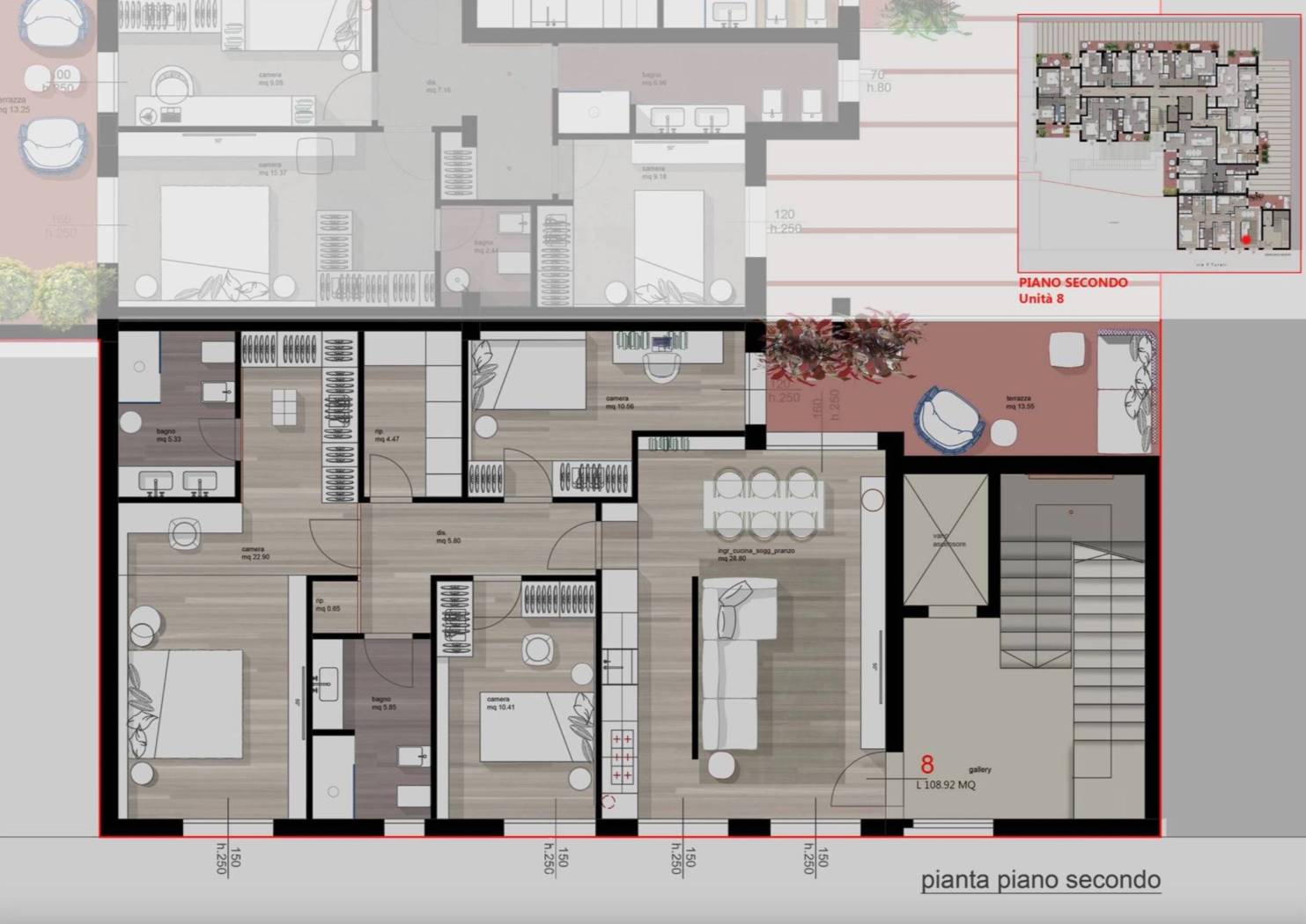 Appartamento via Filippo Turati, San Martino, Pisa