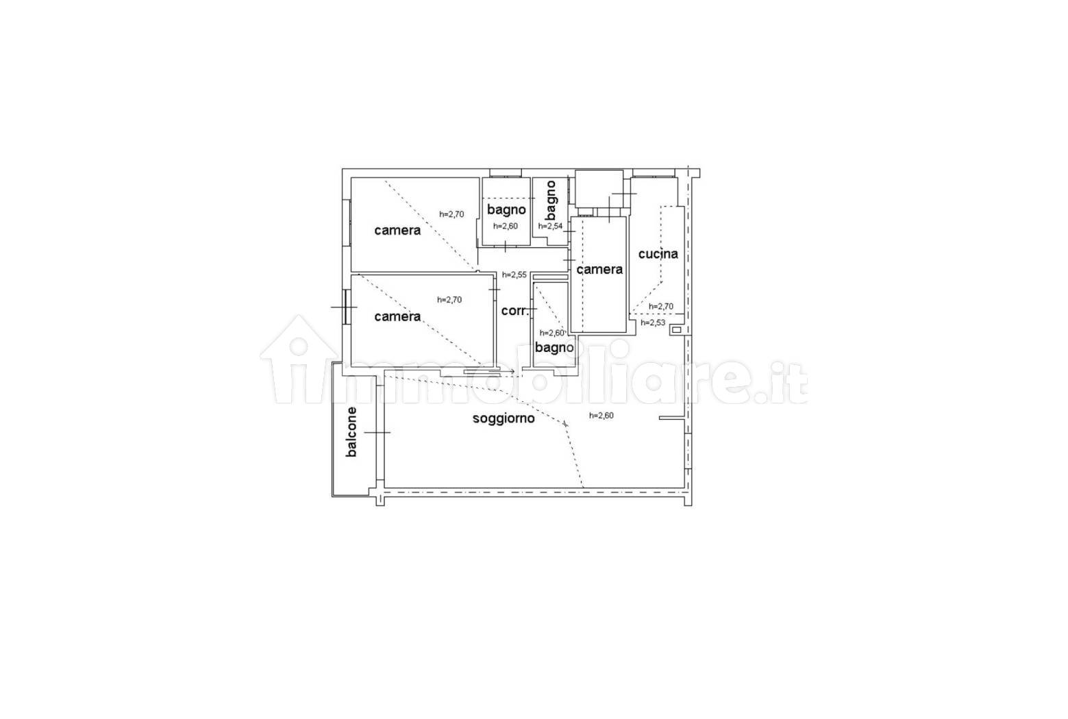 Trilocale viale Milano, Centro, Riccione