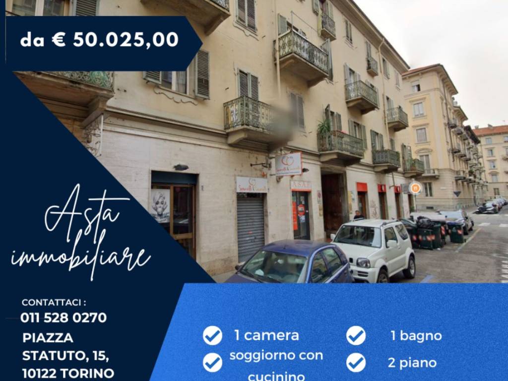 Asta per appartamento, via Giuseppe Grassi 15 Torino