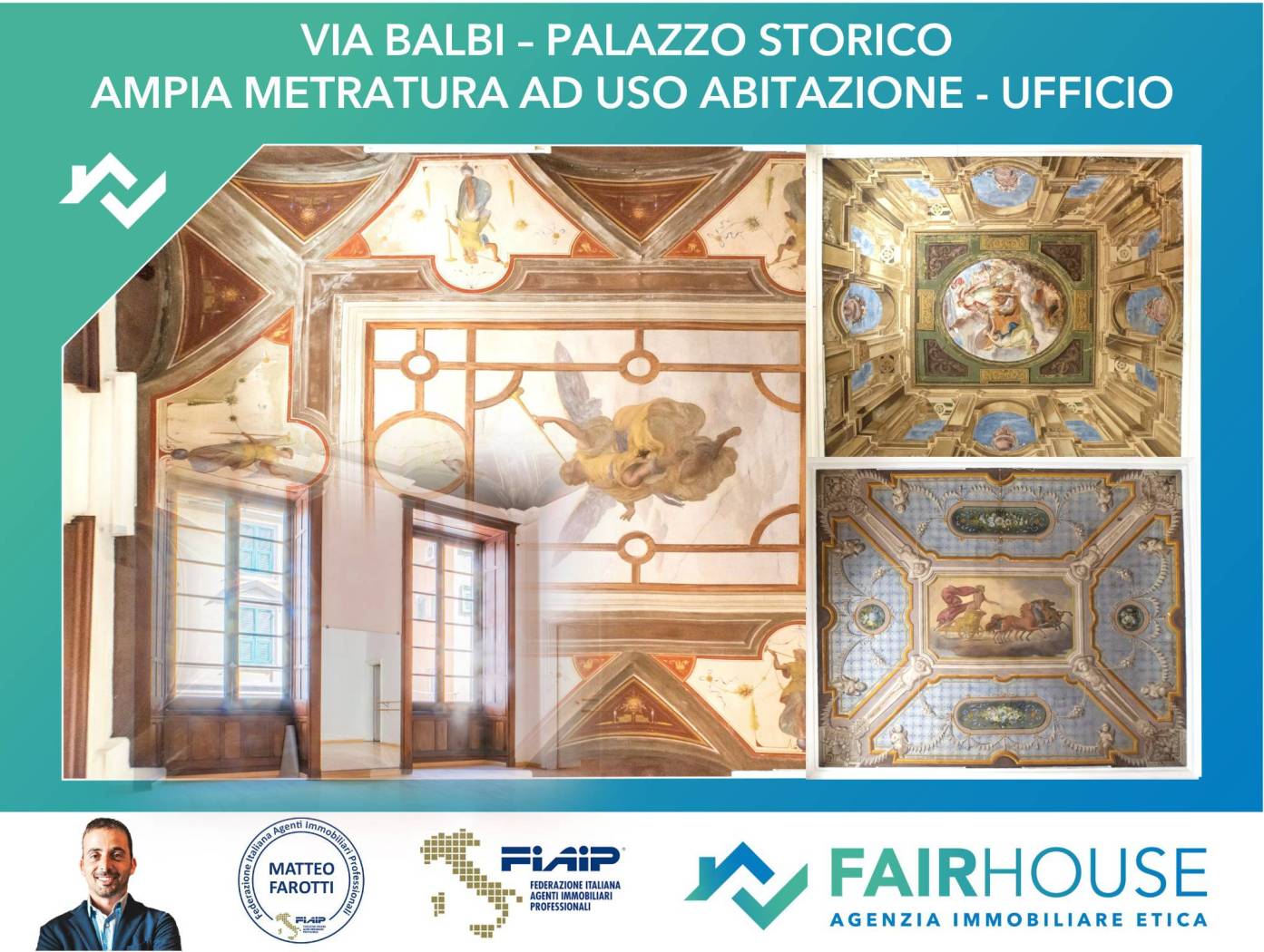 Appartamento via Balbi, Principe, Genova