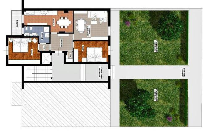 Trilocale buono stato, piano rialzato, Via Dante, Cremona
