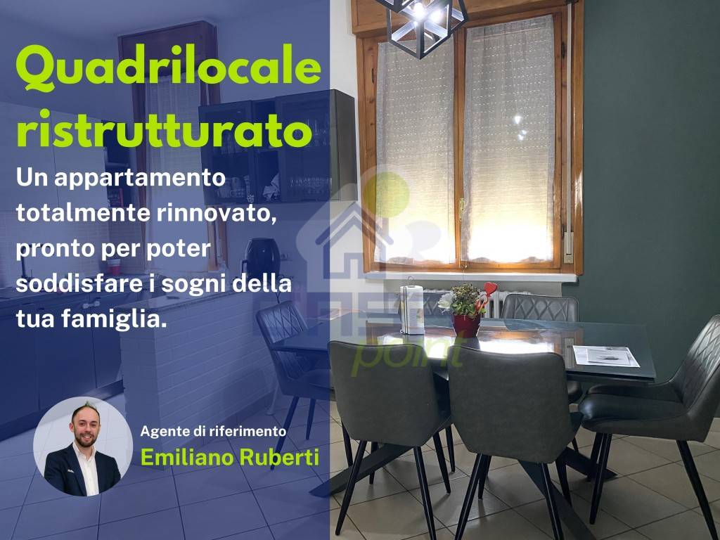 Quadrilocale via Roma, Centro, Poviglio