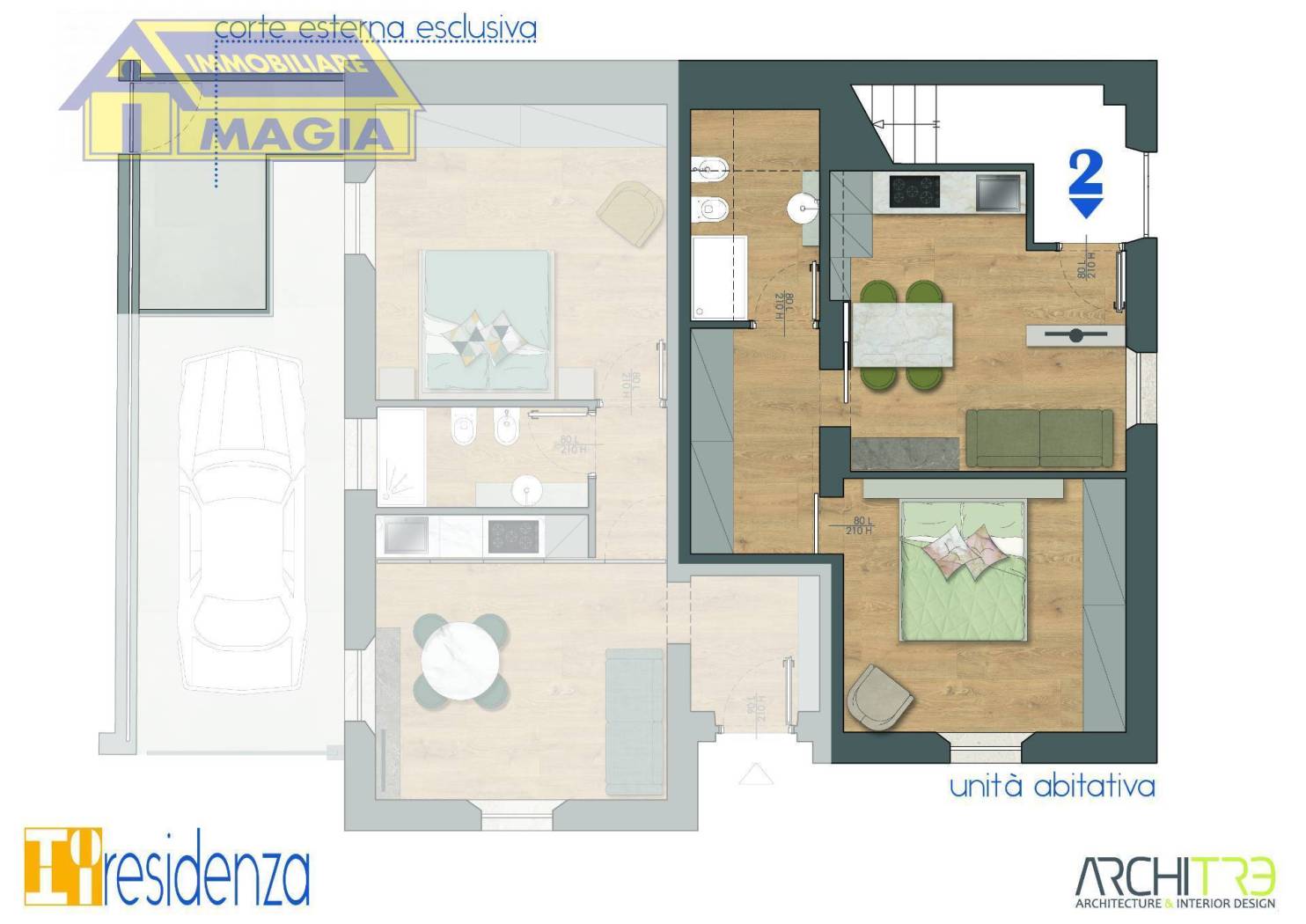 Bilocale largo Danubio 6, Porto d'Ascoli, San Benedetto del Tronto