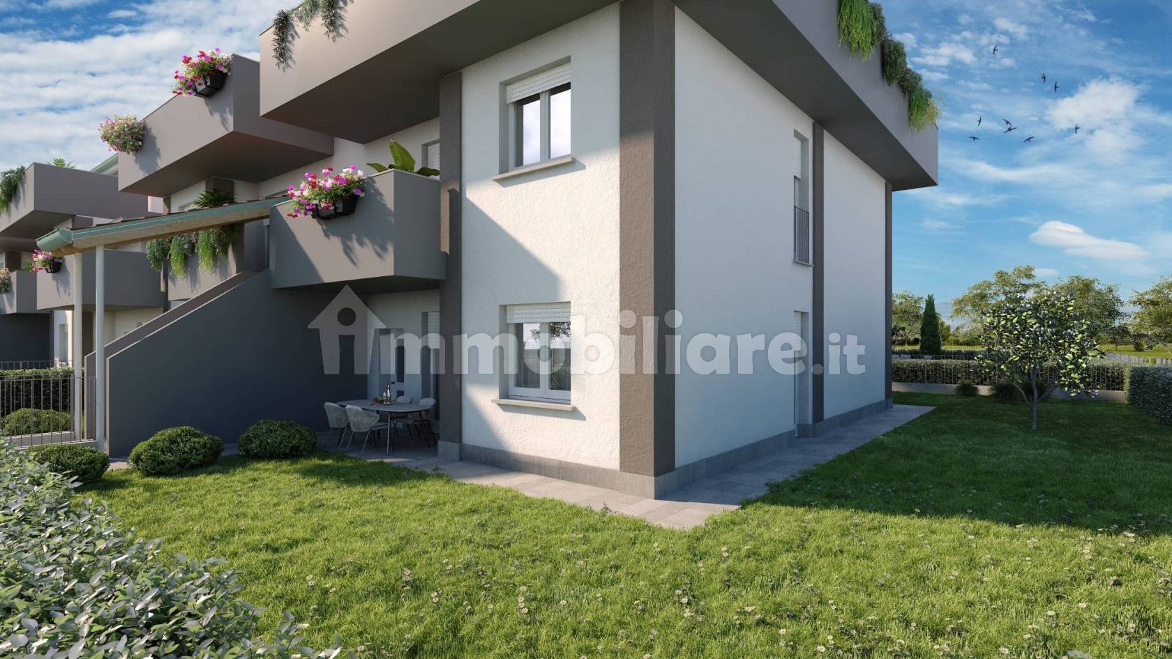 Quadrilocale via Giovanni Falcone, Centro, Ornago