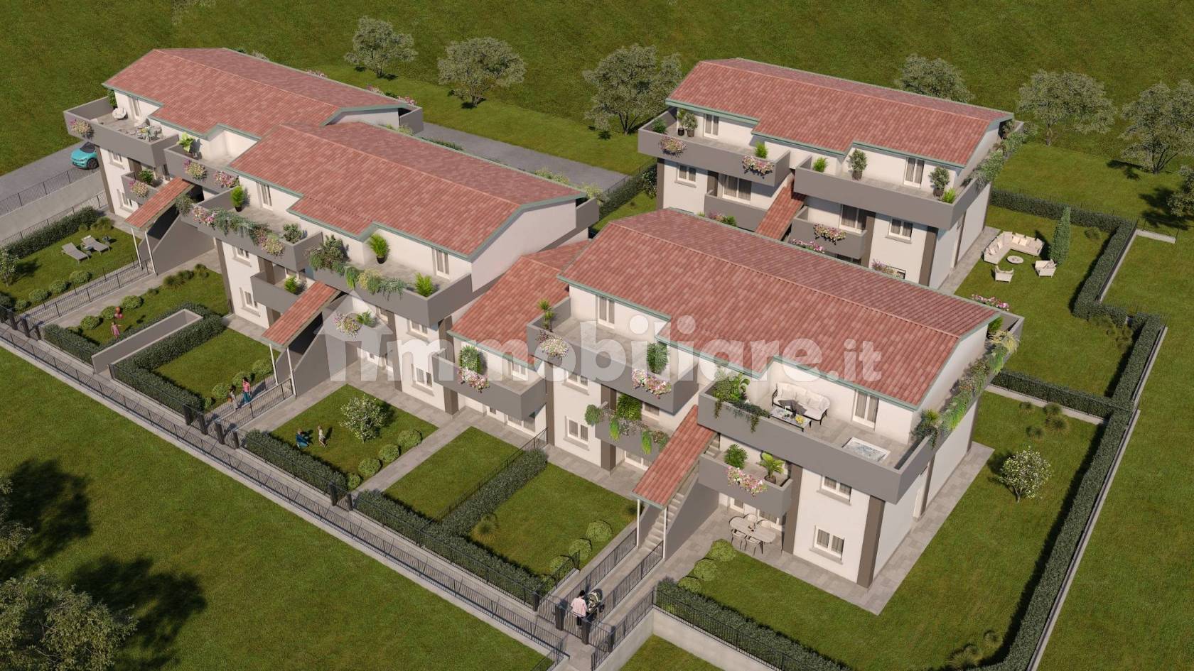 Trilocale via Giovanni Falcone, Centro, Ornago