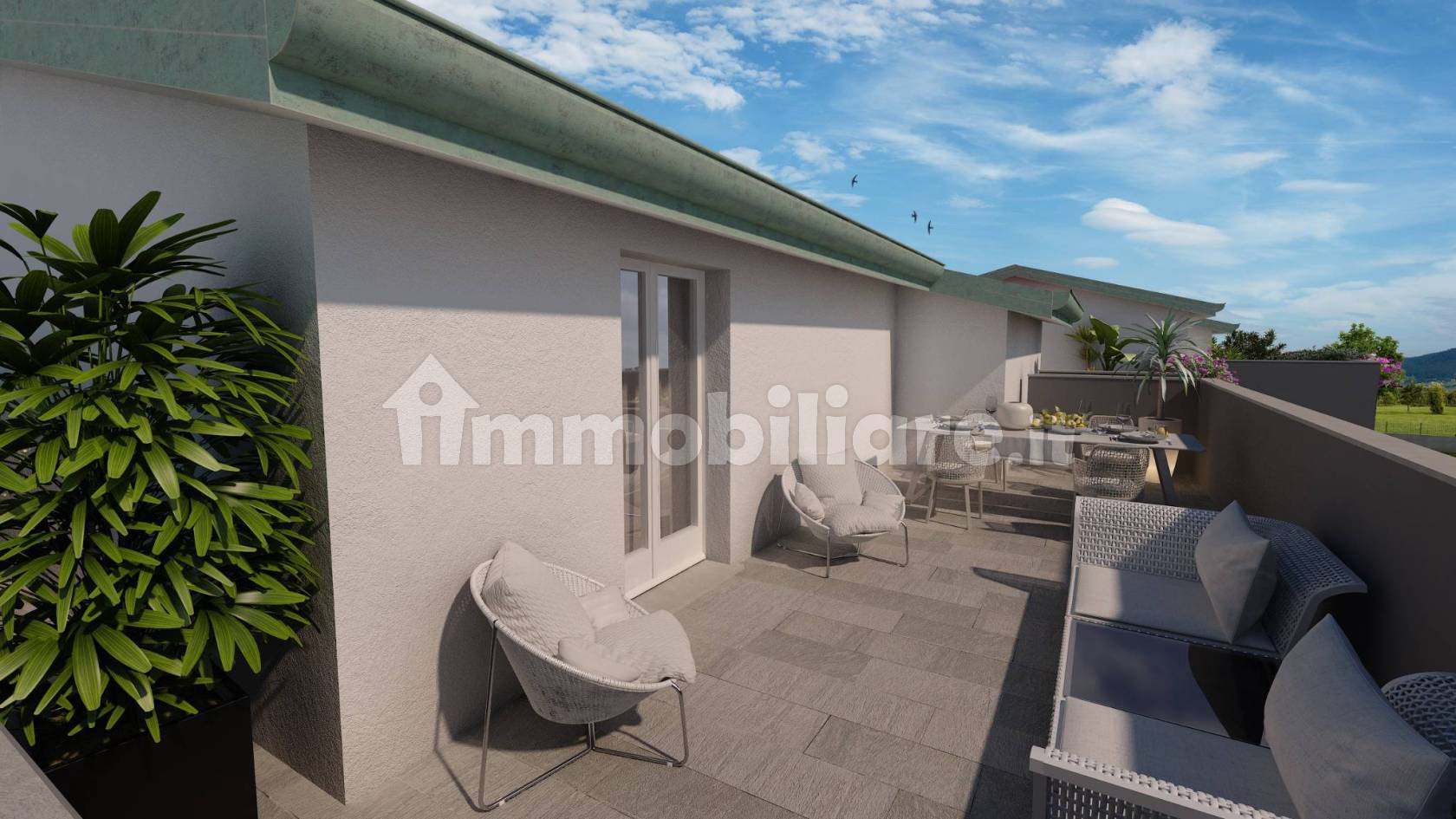 Quadrilocale via Giovanni Falcone, Centro, Ornago