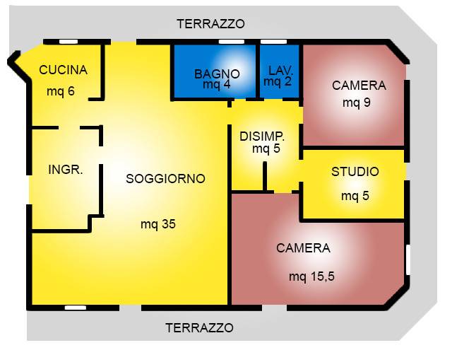 Quadrilocale via Gerolamo Egidio di Velo, Sant'Andrea - Araceli, Vicenza