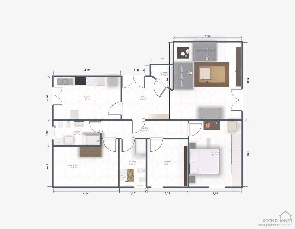 Quadrilocale via Ventimiglia 140, Sant'Agnese - Università, Modena