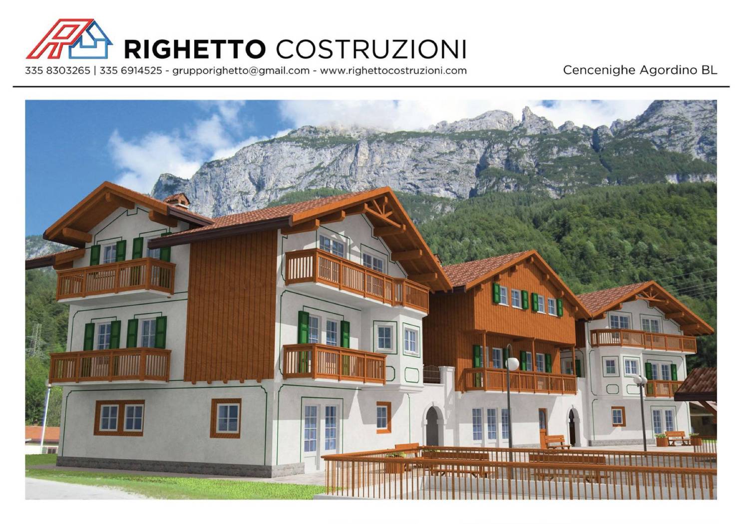 Trilocale via Attilio Tissi, Centro, Cencenighe Agordino