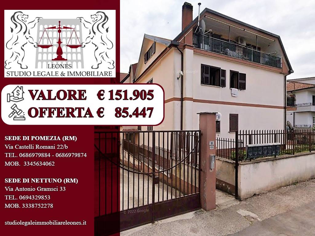 Appartamento all'asta via Avola 21, Aprilia