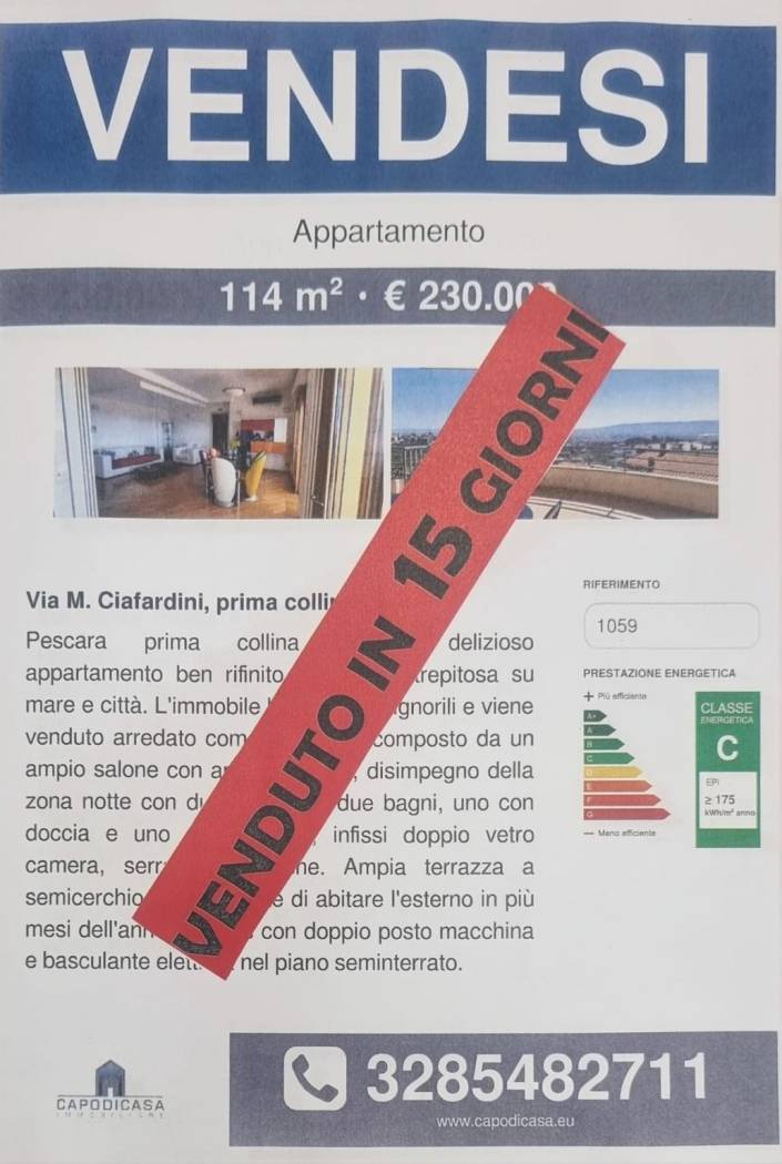 Trilocale via Michele Ciafardini 23, Colli Innamorati - Madonna, Pescara