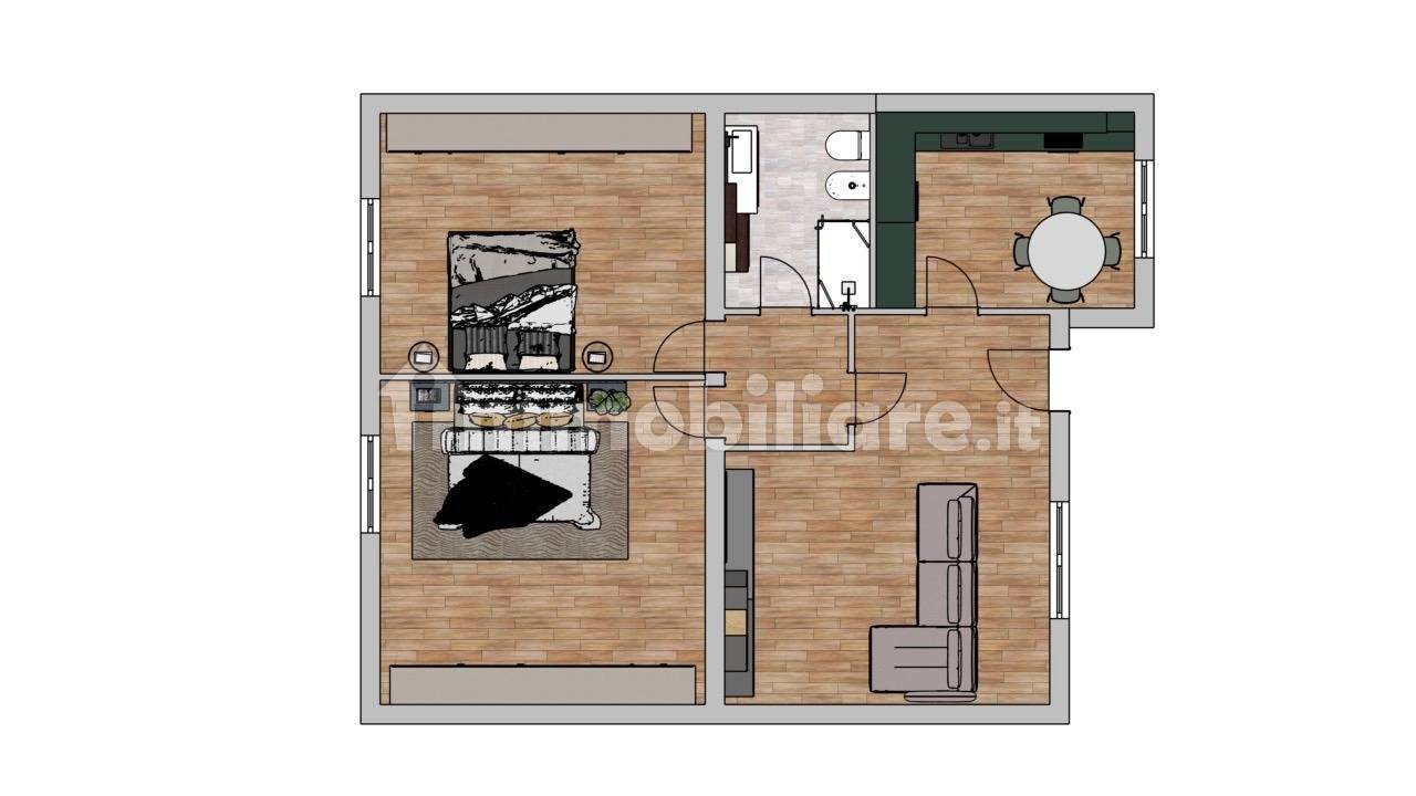 Quadrilocale buono stato, piano terra, Centro, Nonantola