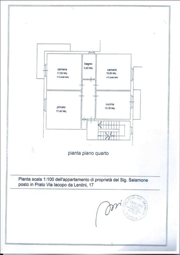 Trilocale via Iacopo da Lentini 17, Cafaggio - Grignano, Prato