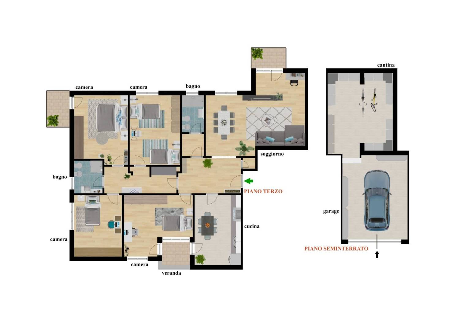 Appartamento via Domokos 3, Savena, Bologna