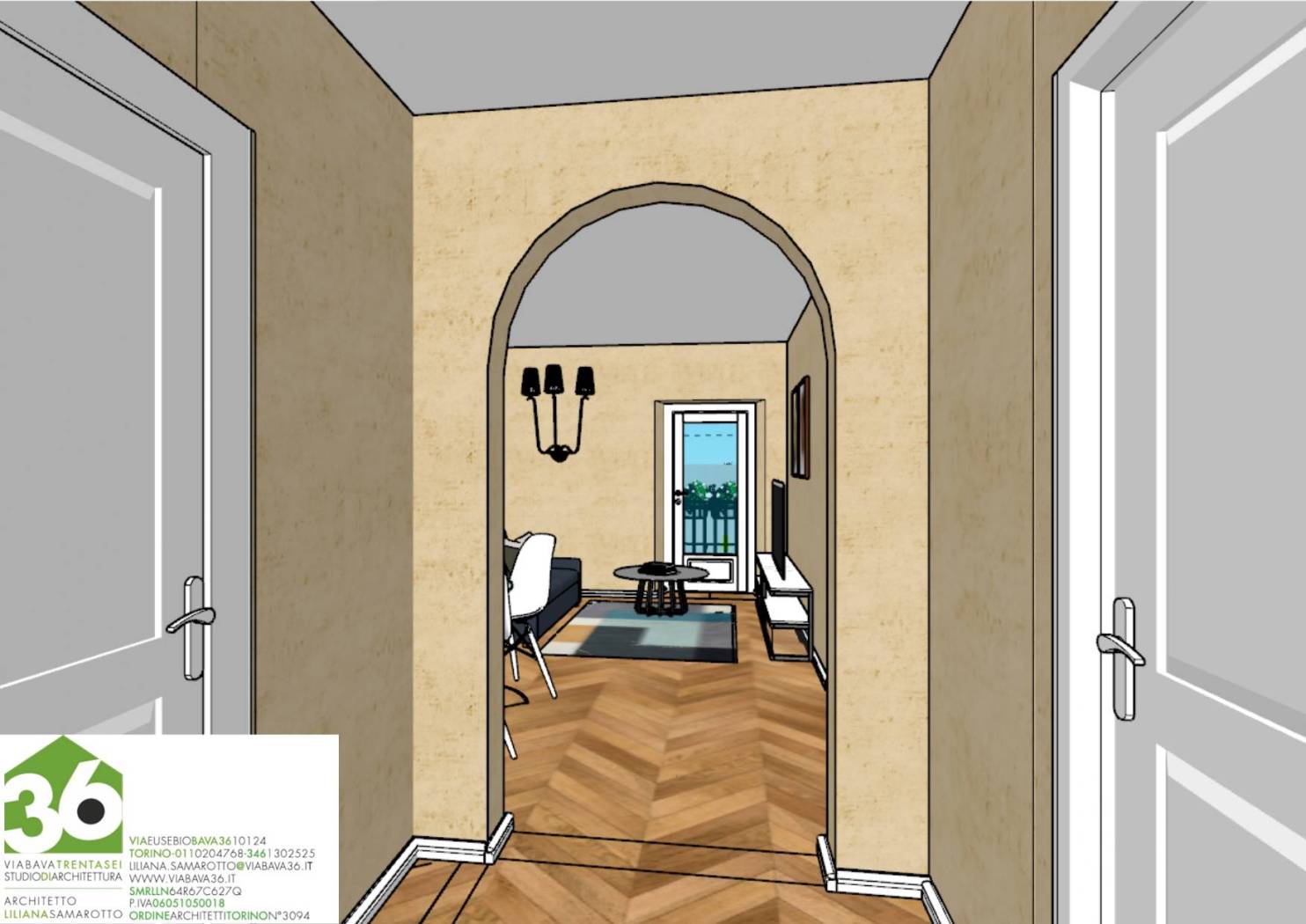 Trilocale via San Giorgio 5, Centro Storico, Chieri