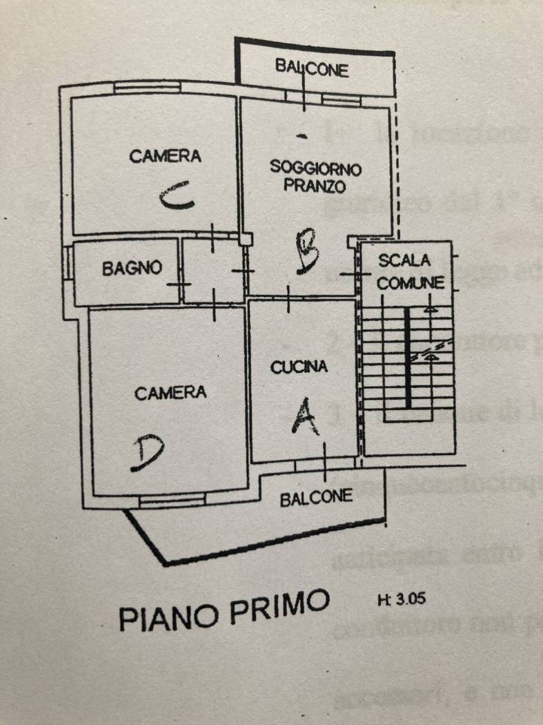 Trilocale viale Monfalcone, Porto, Pesaro