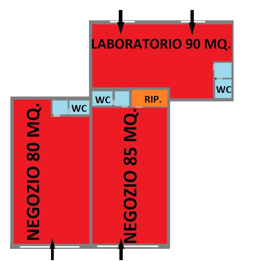 Locale commerciale in Vendita