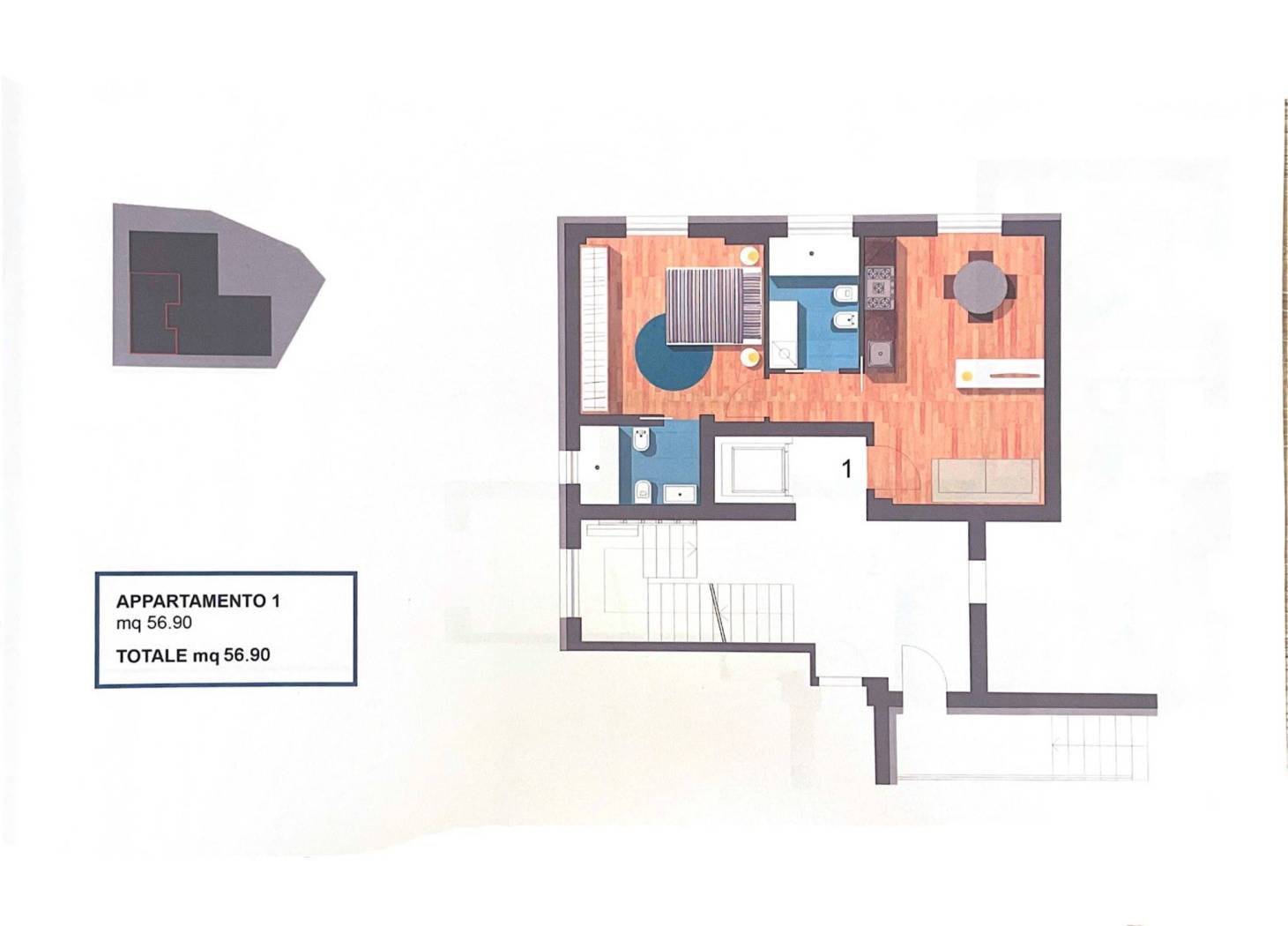 Bilocale via Edmondo De Amicis, Centro, Gabicce Mare