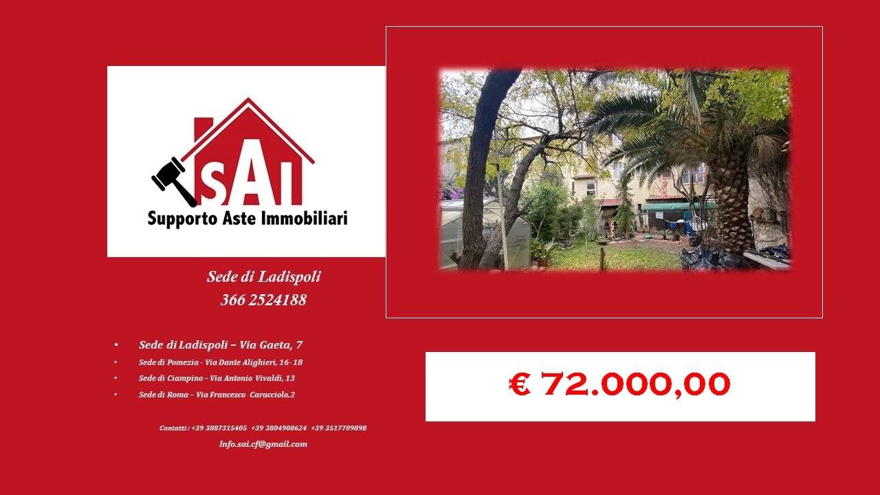 Appartamento all'asta via del Convalescentorio Quaglia 3, Tarquinia