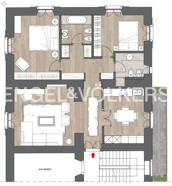 Quadrilocale via Antonio Rosmini 58, Semicentro, Trento