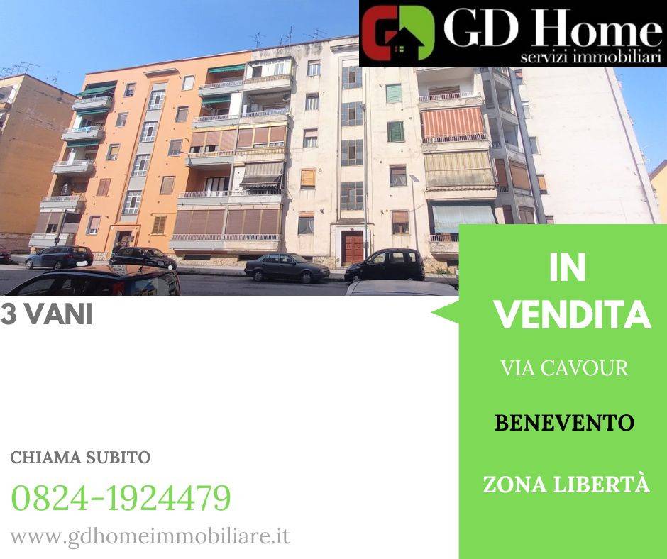 Trilocale via Camillo Benso di Cavour, Centro, Benevento